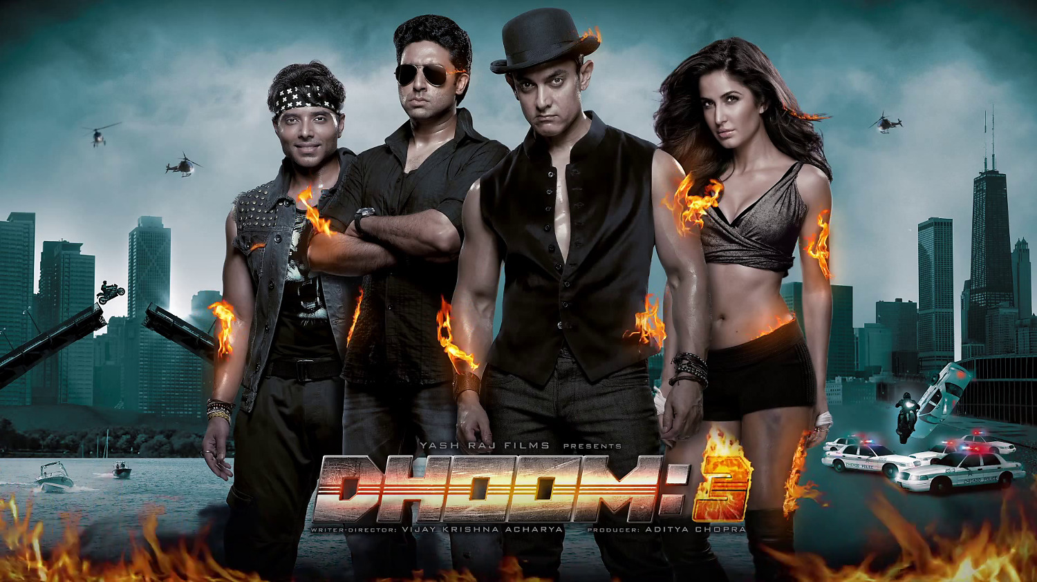 Dhoom 3 Motion Poster